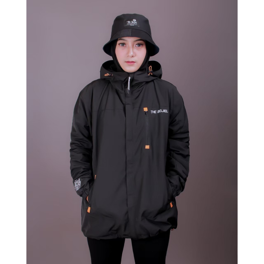 Jual JAKET PARASUT PRIA/WANITA WATERPROOF ORIGINAL THE BOJIEL SIZE M L XL / JAKET MUSIM DINGIN ...