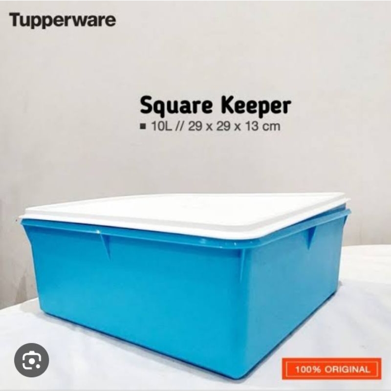 Jual TUPPERWARE Square Keeper 10L ( 1 pcs ) | Shopee Indonesia
