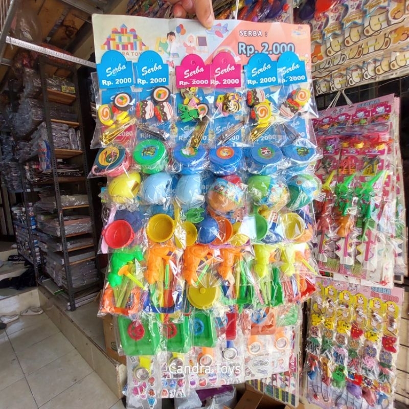 Jual Mainan Renceng Renteng Serba 2000 Isi 60 Pcs Paket Usaha Murah ...