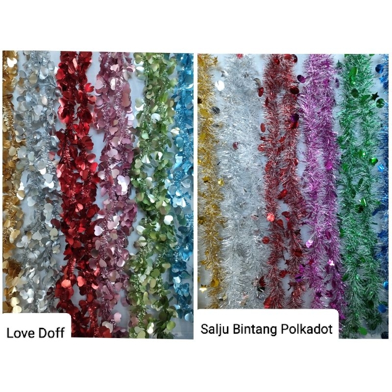 Jual Slinger Love Doff, Slinger Salju Bintang Polkadot, Slinger Rumbai ...