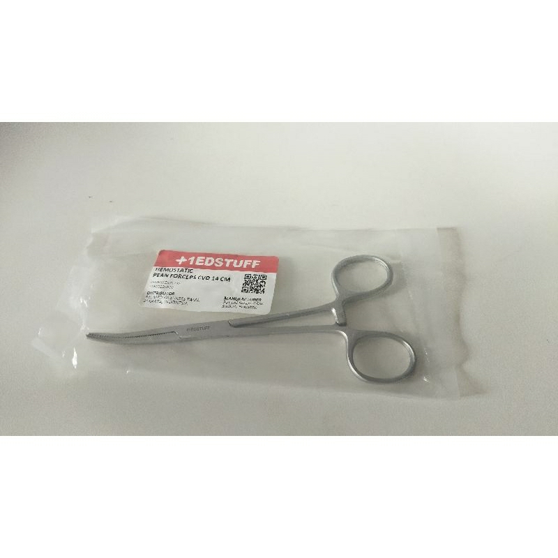 Jual Haemostatic Pean Forceps CVD 14 / Klem Sunat Bengkok Ukuran 14 ...