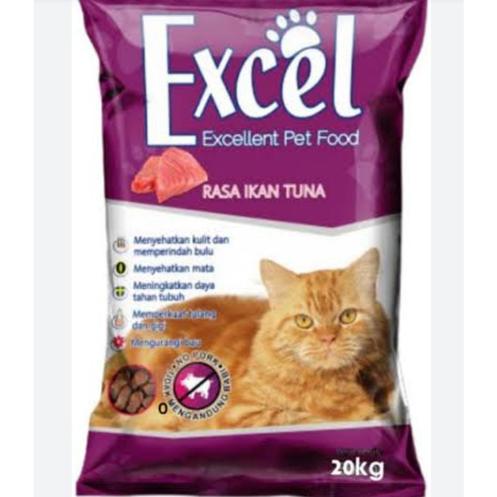 Jual Makanan Kucing Excel 20kg | Shopee Indonesia