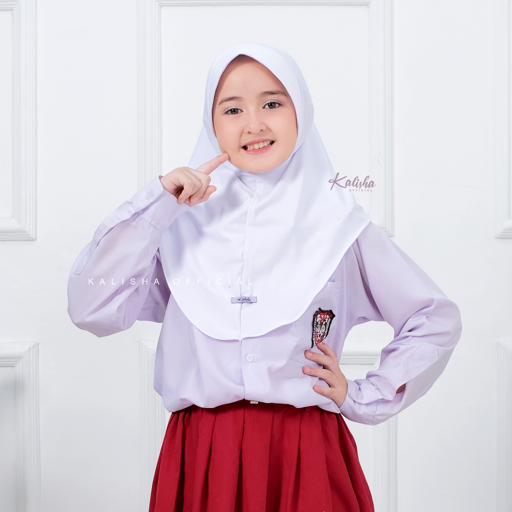 Jual Alika Hijab Instan Anak Kerudung Sekolah Anak Bergo Anak 4 - 9 Tahun Jilbab Pinguin Anak ...
