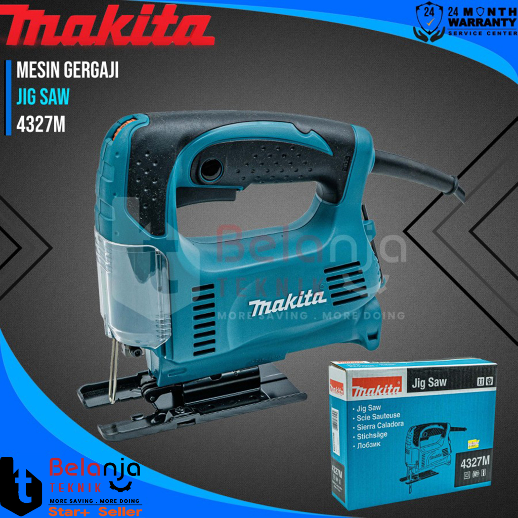 Jual Makita Mesin Gergaji Jigsaw 4327 M 450 Watt 4327M | Shopee Indonesia