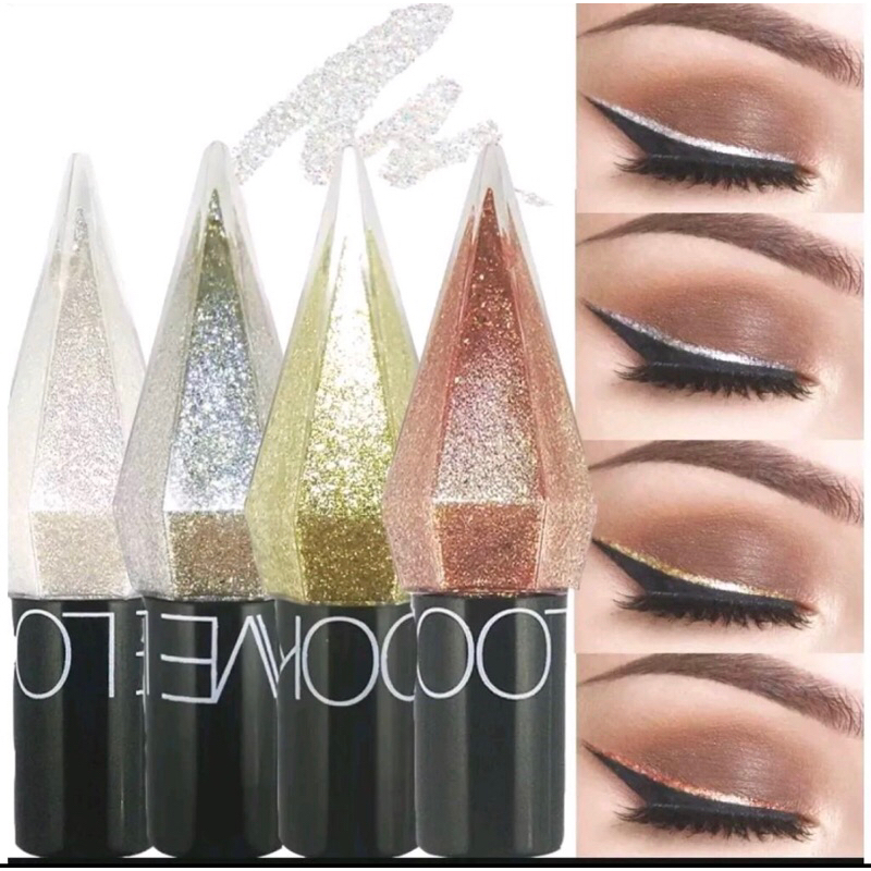 Jual baca deskripsi mini eyeliner liquid glitter eyeliner glitter warna ...