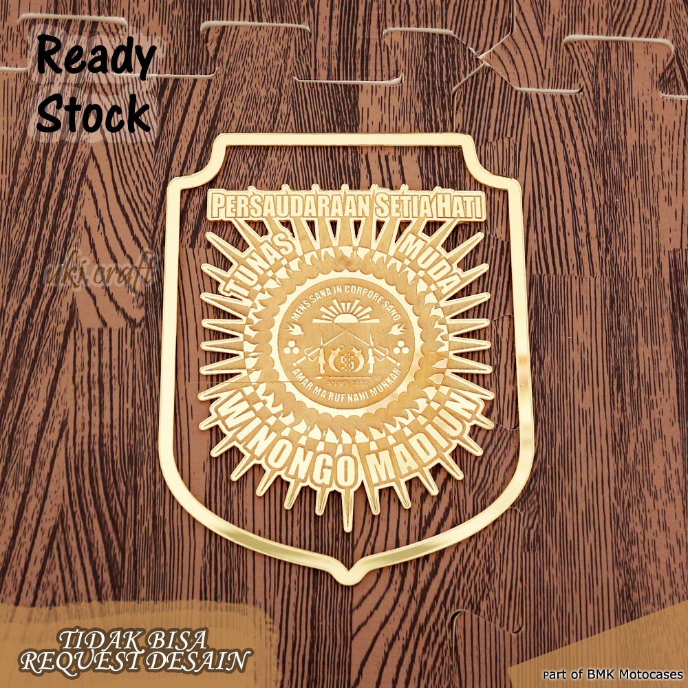 Jual Logo PSHW - Bahan Hiasan Aksesoris Dekorasi Mahar Akrilik Gold ...