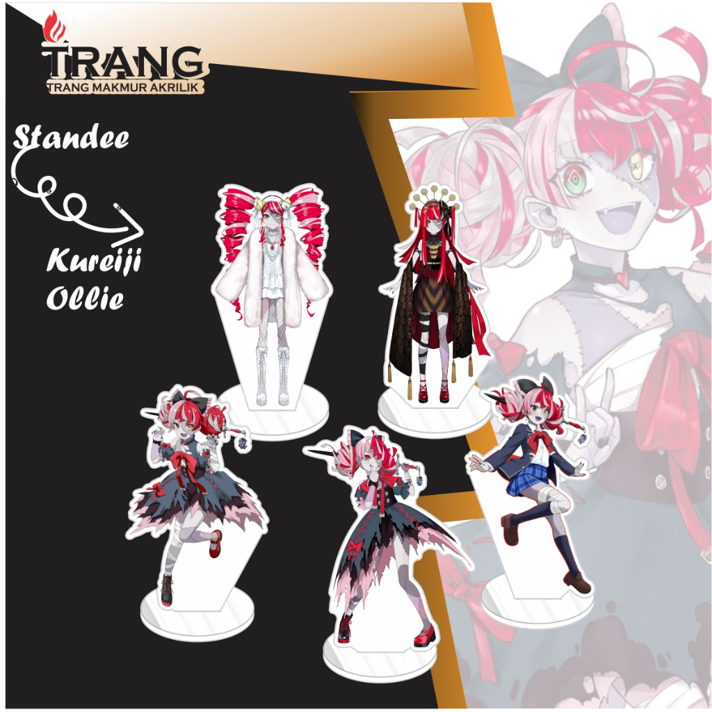 Jual Standee Figure Akrilik Kureiji Ollie Hololive / Standing Action figure Acrylic Kureiji ...
