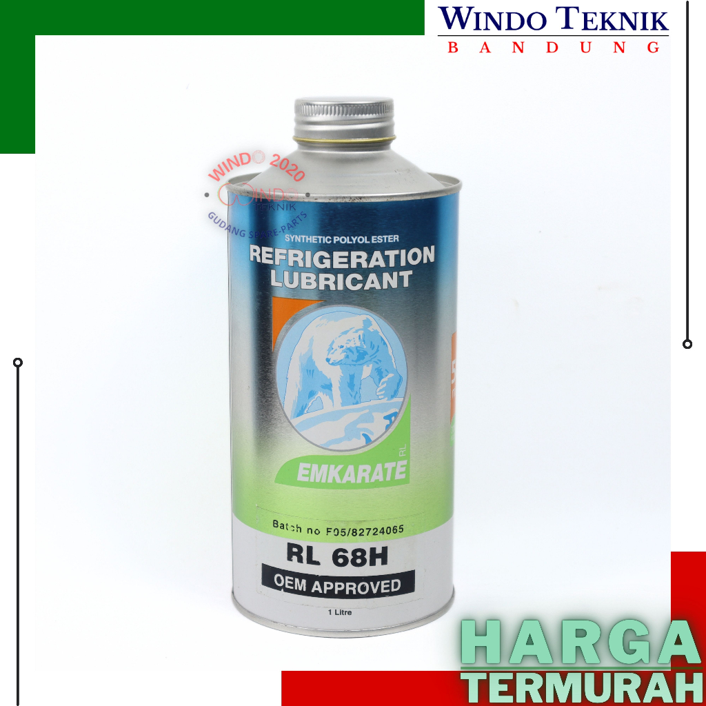 Jual OIL | OLI KOMPRESSOR EMKARATE BERUANG 1LITER KALENG | OLI MKARATE ...