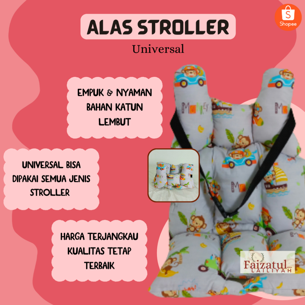 Jual Alas Stroller Bayi Universal Kereta Dorong Seatpad Bayi Empuk ...