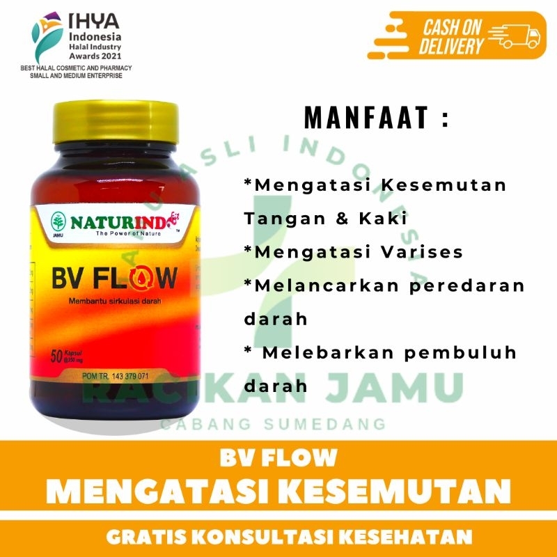 Jual BV FLOW Obat Herbal Kesemutan Tangan Dan Kaki Kram Keram Terasa ...