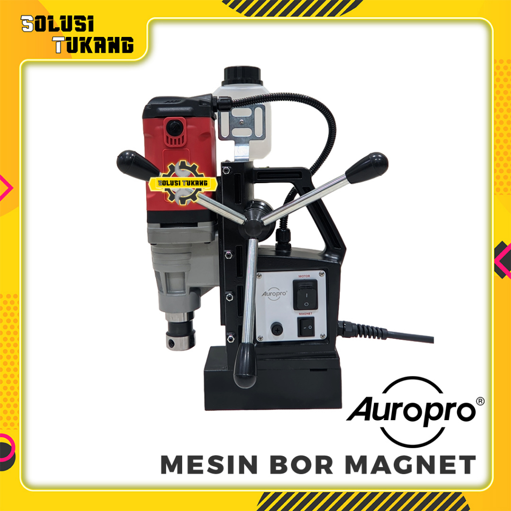 Jual Mesin Bor Magnet AUROPRO OB-3500 Magnetic Drill 35mm Annular ...
