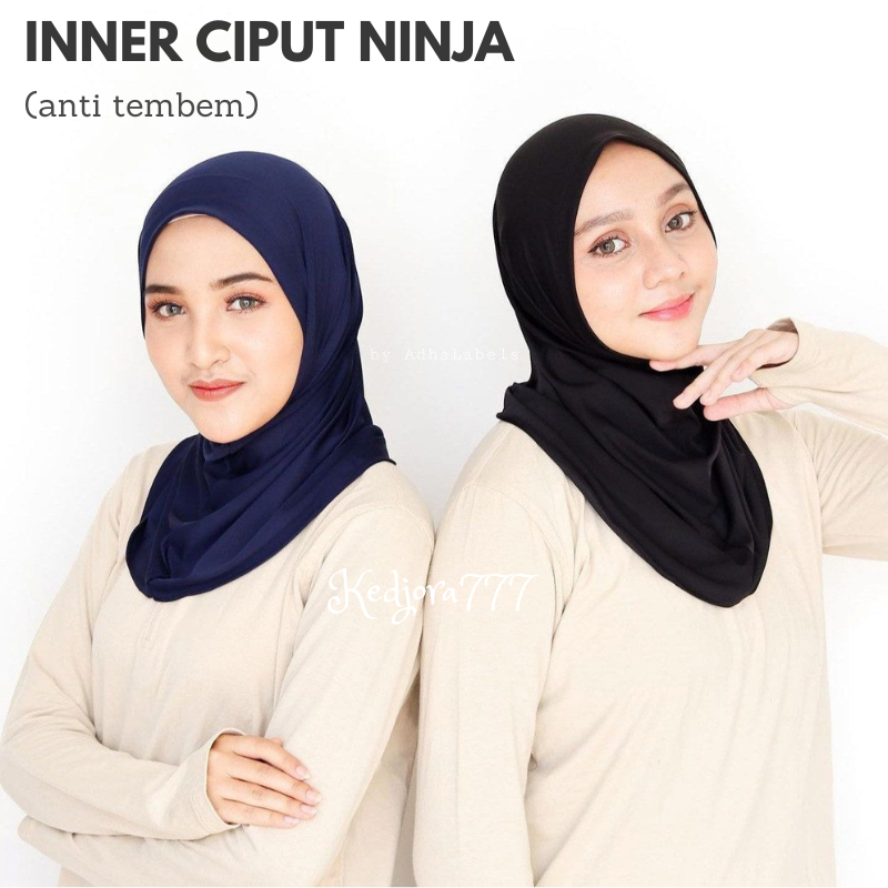 Jual Ciput Ninja Antem Instan Ciput Anti Tembem Anti Pusing Inner Hijab ...