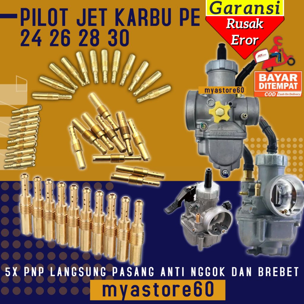 Jual Pilot Jet Pilotjet PJ Spuyer Karbu Karburator Carburator PE NSR 24 26 28 30 Ukuran Size 20 ...
