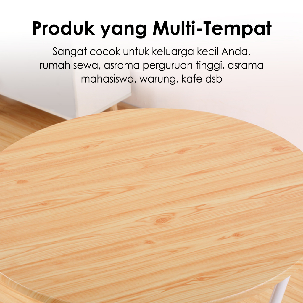 Jual Meja Lipat Portable / Meja Bulat Minimalis / Meja Bundar / Meja ...