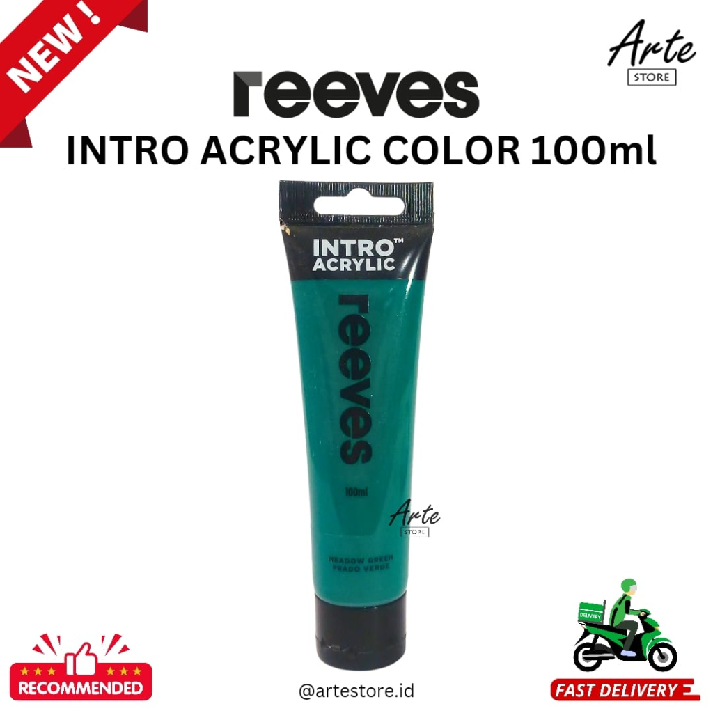 Jual Cat Acrylic Intro Reeves Meadow Green 100 ml | Shopee Indonesia