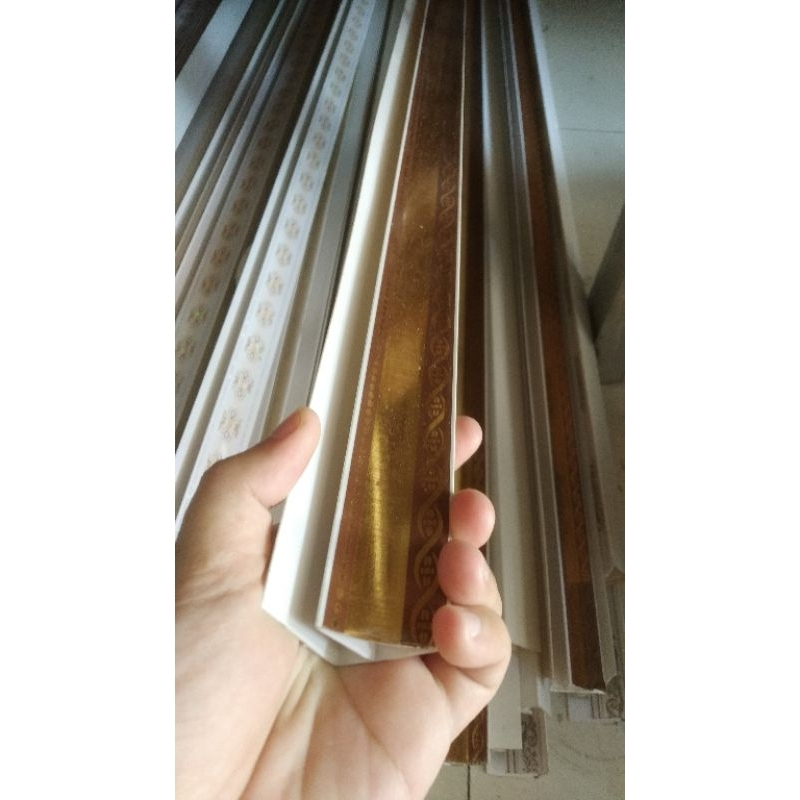 Jual List Dinding/ PVC List Plafon PVC List Sudut Plafon Untuk ...