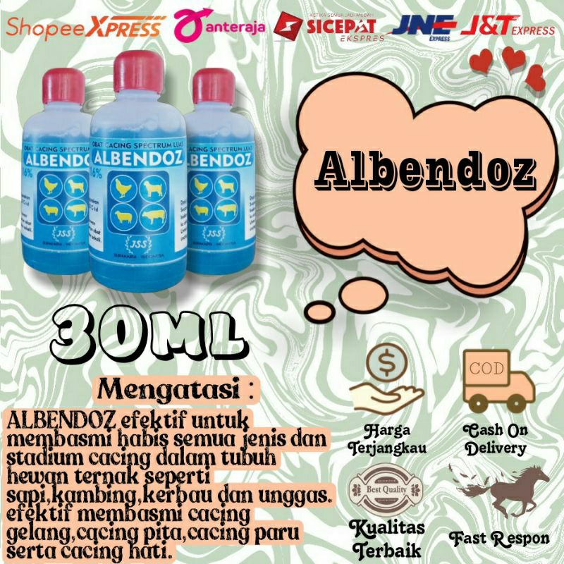 Jual Albendoz Obat Cacing Sapi, Kambing, Kerbau, Domba Ampuh Mengatasi ...