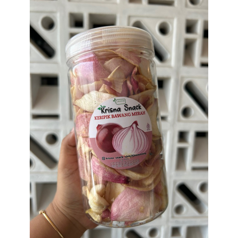 Jual KERIPIK BAWANG MERAH CRISPY TOPLES 1000ML DAN TOPLES 800ML ...
