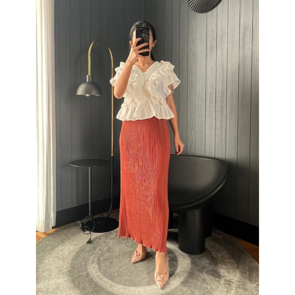 Jual Rok Plisket Wavy All size Premium MBL Fashion [Holiko Indonesia ...