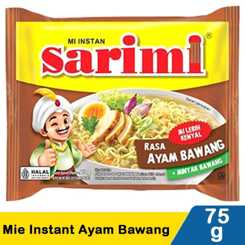 Jual Mie Sarimi Ayam Bawang 75g | Shopee Indonesia