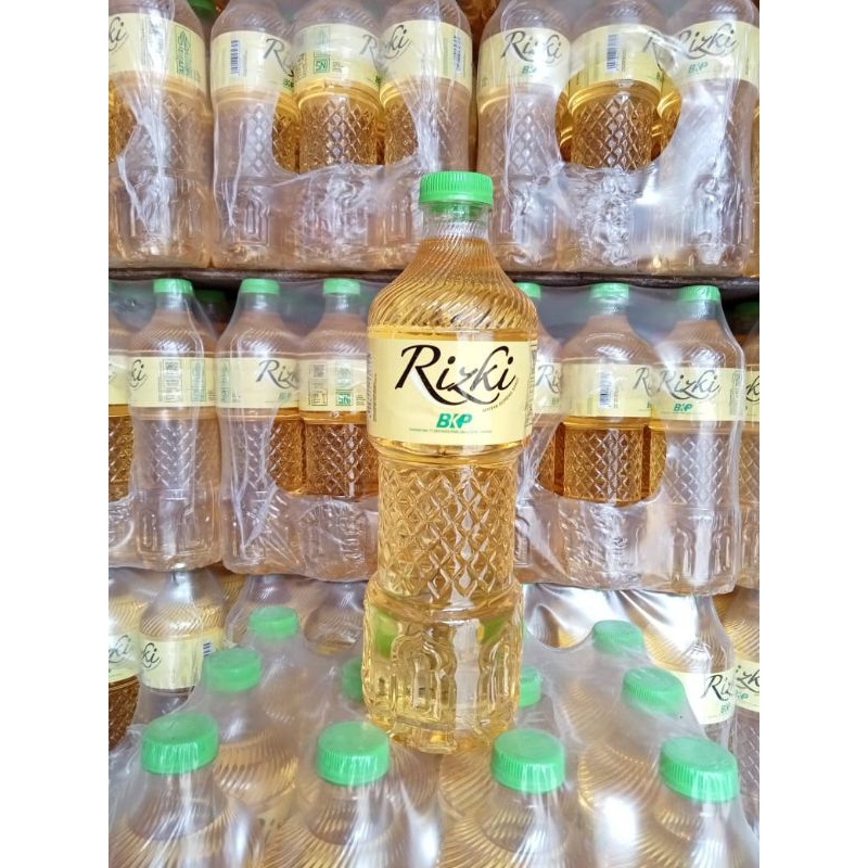Jual minyak goreng rizki botol 900ML | Shopee Indonesia