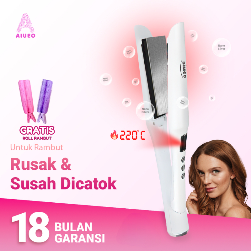 Jual Catokan AIUEO 2238 Zanna | Catok Rambut Hair Straightener and ...
