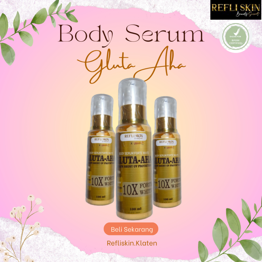 Jual REFLISKIN Body serum gluta AHA | Shopee Indonesia