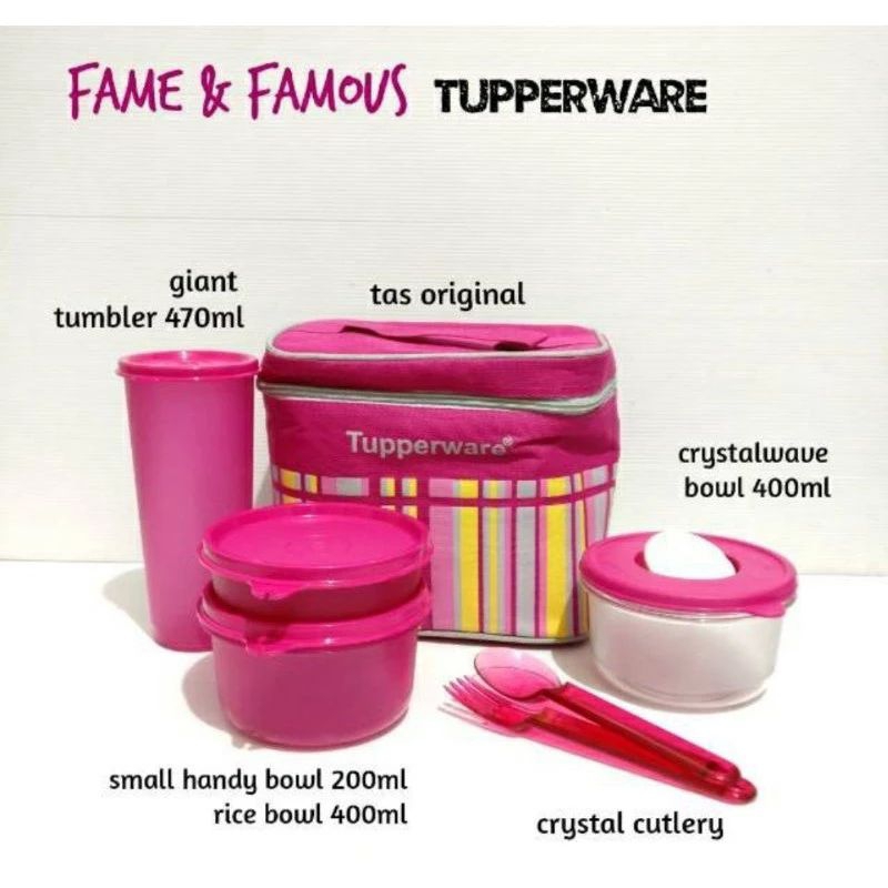 Jual Tupperware Fame Famous (Baru) | Shopee Indonesia
