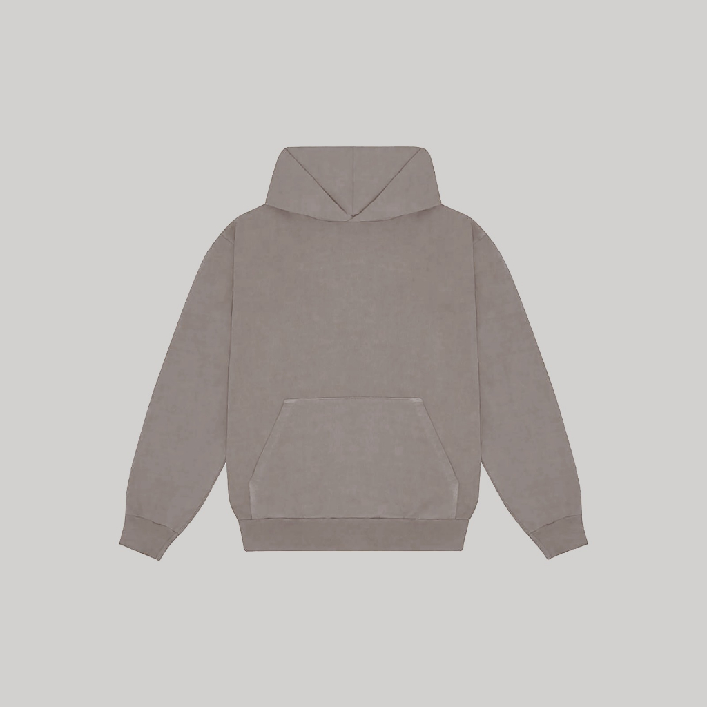 Jual All Around Faded Boxyfit Hoodie Dune 375GSM | Shopee Indonesia
