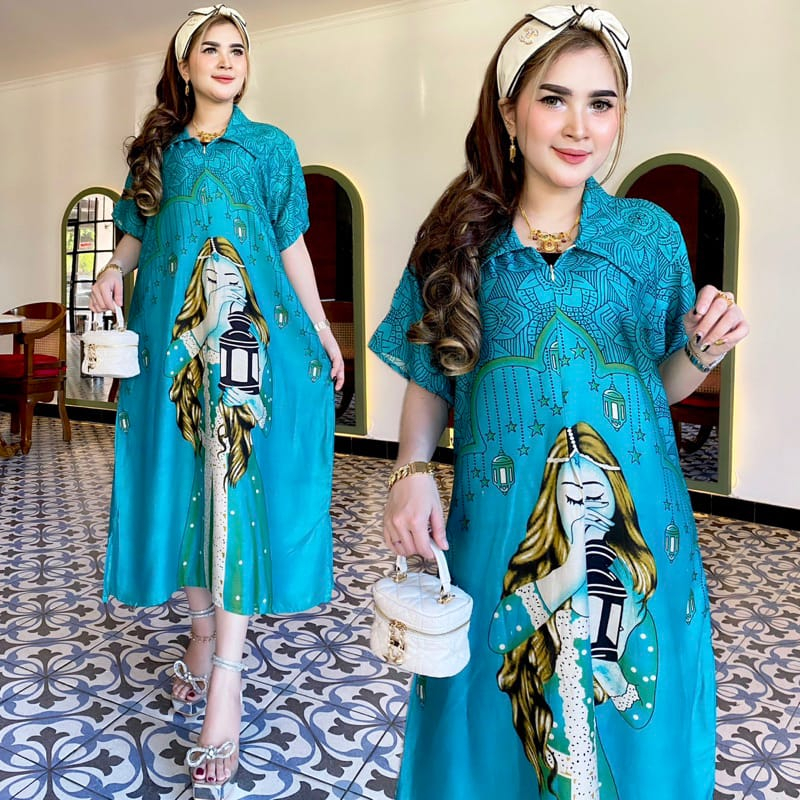Jual Daster Princess - Matt Katun Rayon | Daster Kekinian Jumbo Busui ...