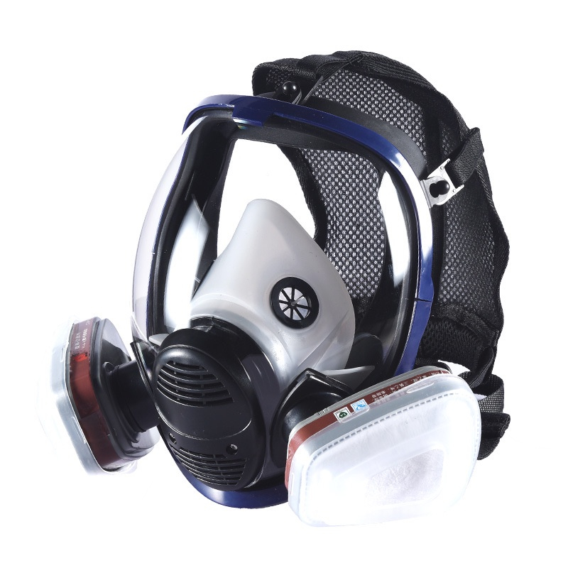 Jual Masker Gas Respirator Full Face / Masker Cat Safety Industrial ...
