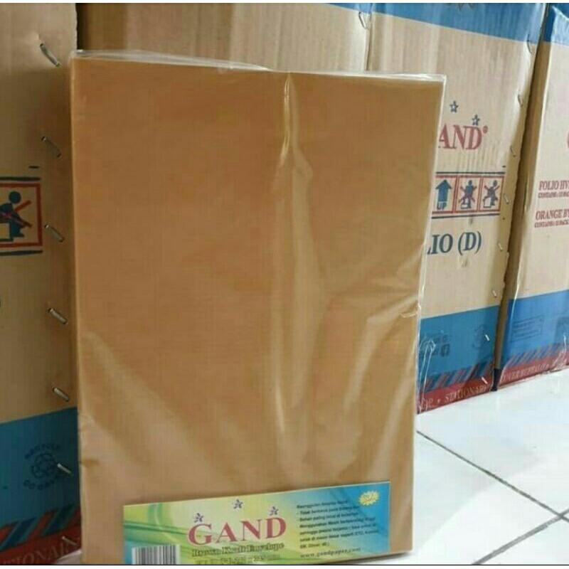 Jual map coklat F4 atau amplop coklat polos | Shopee Indonesia