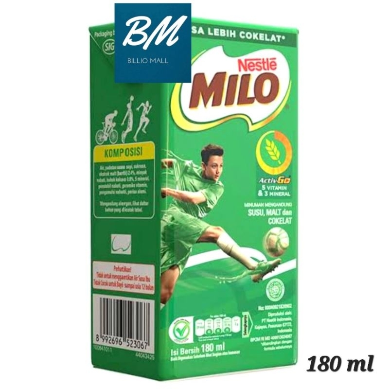 Jual Susu UHT Milo Active Go 180 ml | Shopee Indonesia