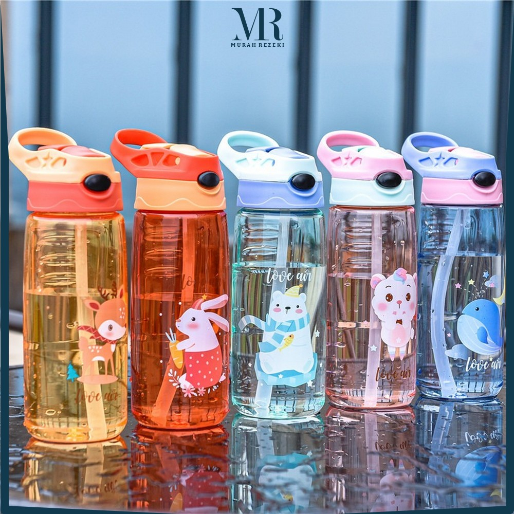 Jual Botol Air Minum 550ML Food Grade Motif Karakter / Botol Minum Anak ...