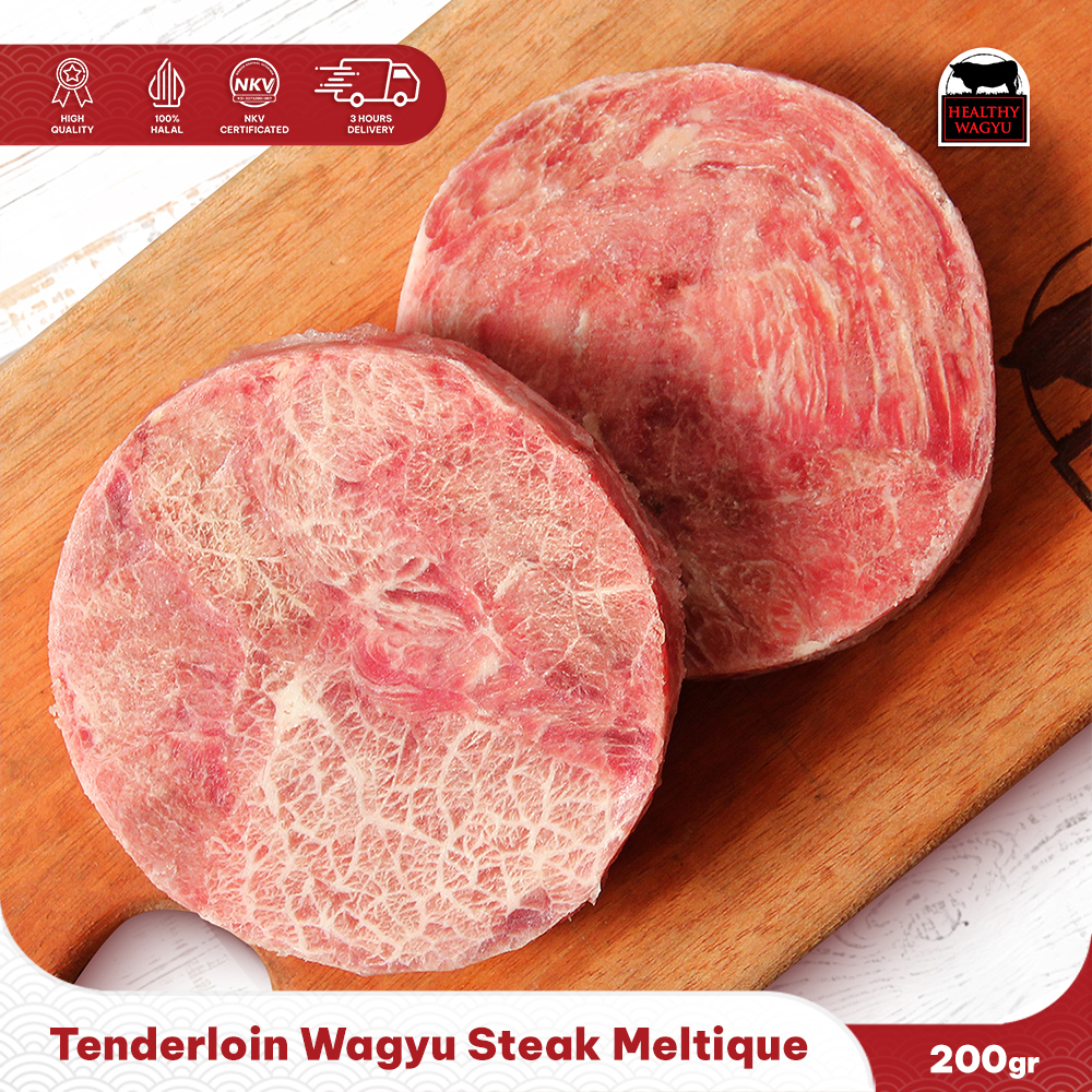 Jual Tenderloin Wagyu Steak Beef Meltique Halal 200gr HealthyWagyu ...