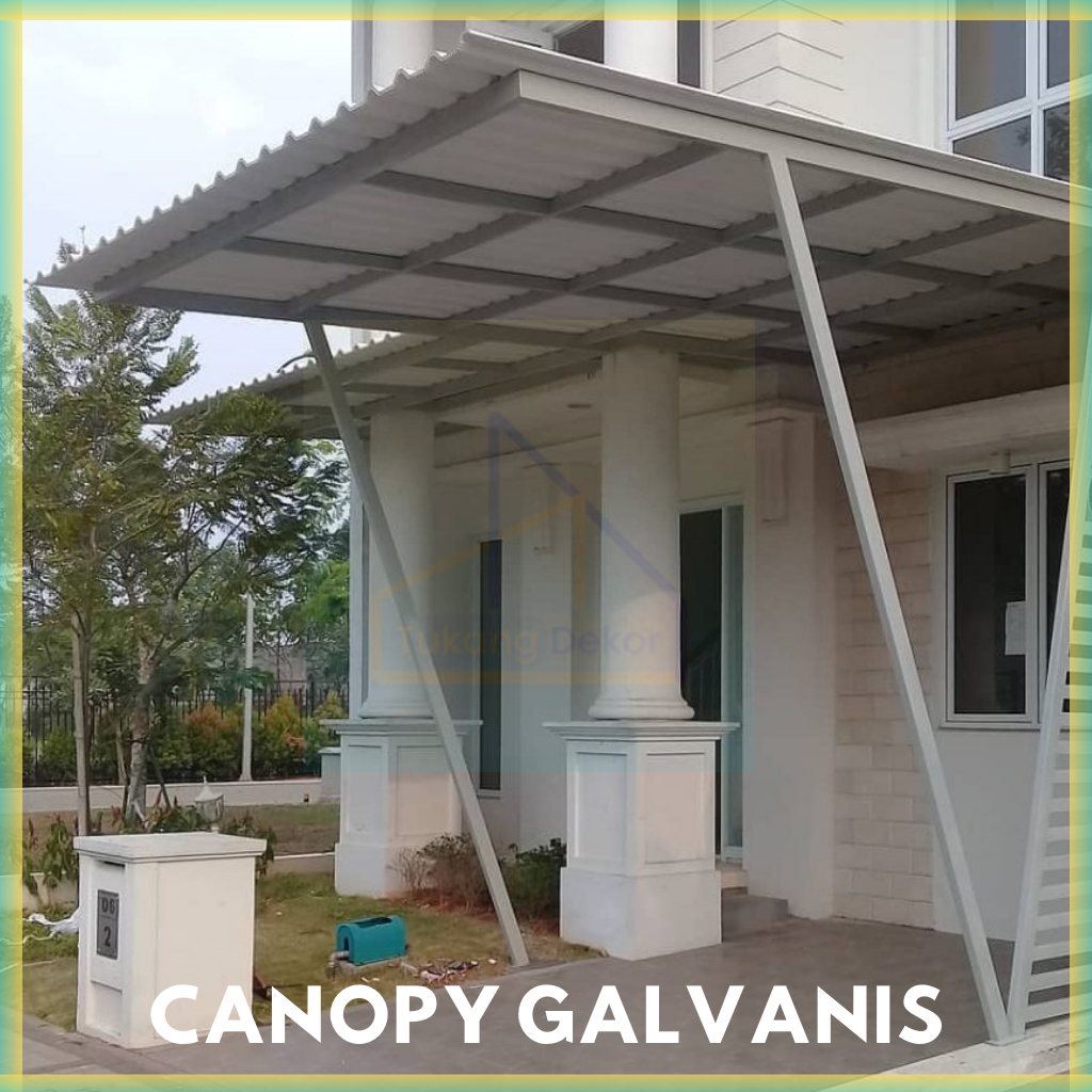 Jual KANOPI CANOPY HOLOW HOLLOW GALVANIS TEBAL ATAP ALDERON SPANDEK PVC ...