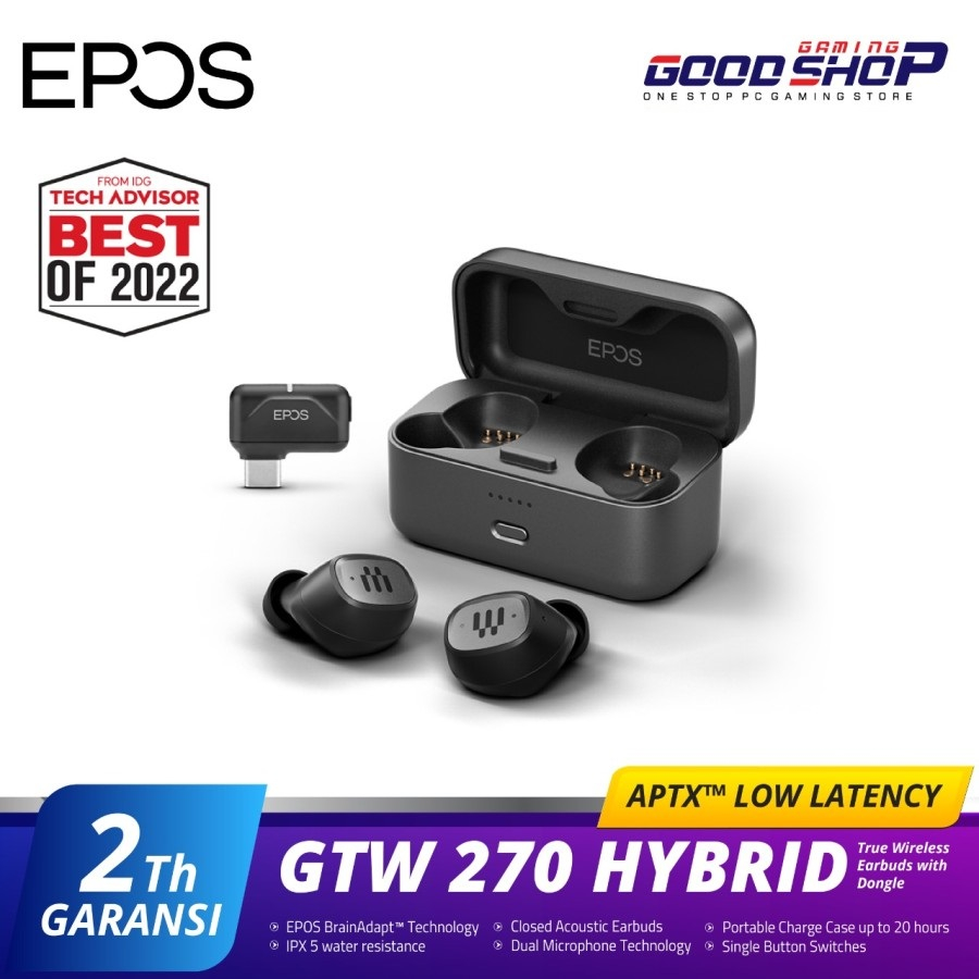 Jual EPOS GTW270 / GTW-270 Wireless Earbuds - Gaming Earphone | Shopee Indonesia