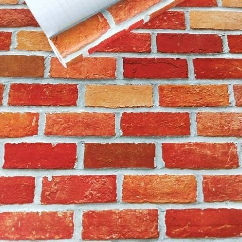 Jual Wallpapper Sticker BATA MERAH KOMBINASI mtoif 3d terbaru 10meter x ...