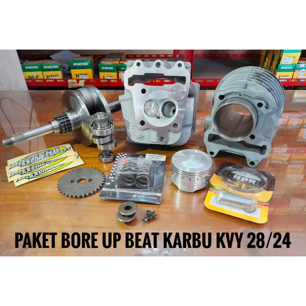 Jual PAKET BORE UP BEAT KZL/K44-BOYRENK RACING | Shopee Indonesia