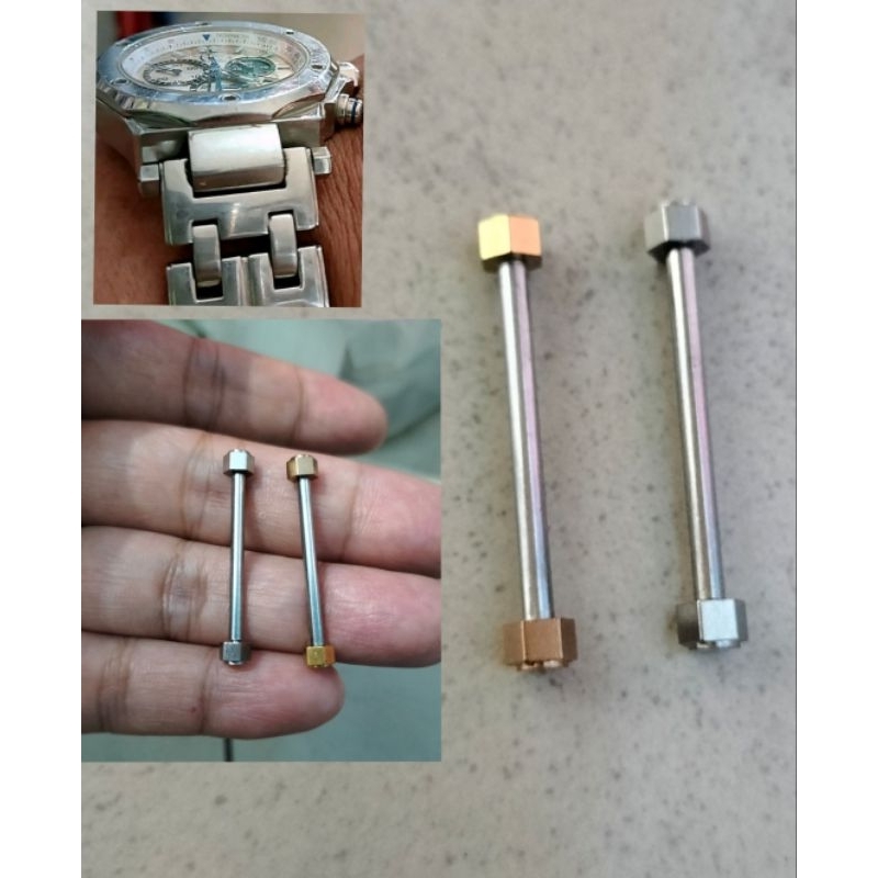 Jual Pen Pengunci Rantai Jam Tangan Guess Collection Model Drat Segi ...