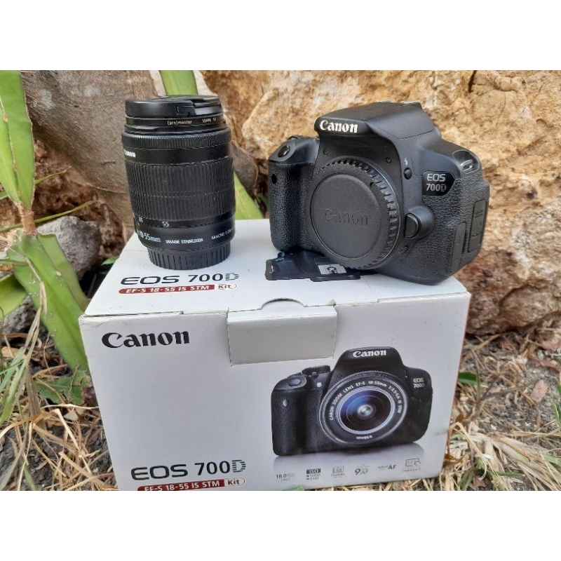Jual CANON 700 D FULLSET BOX | Shopee Indonesia