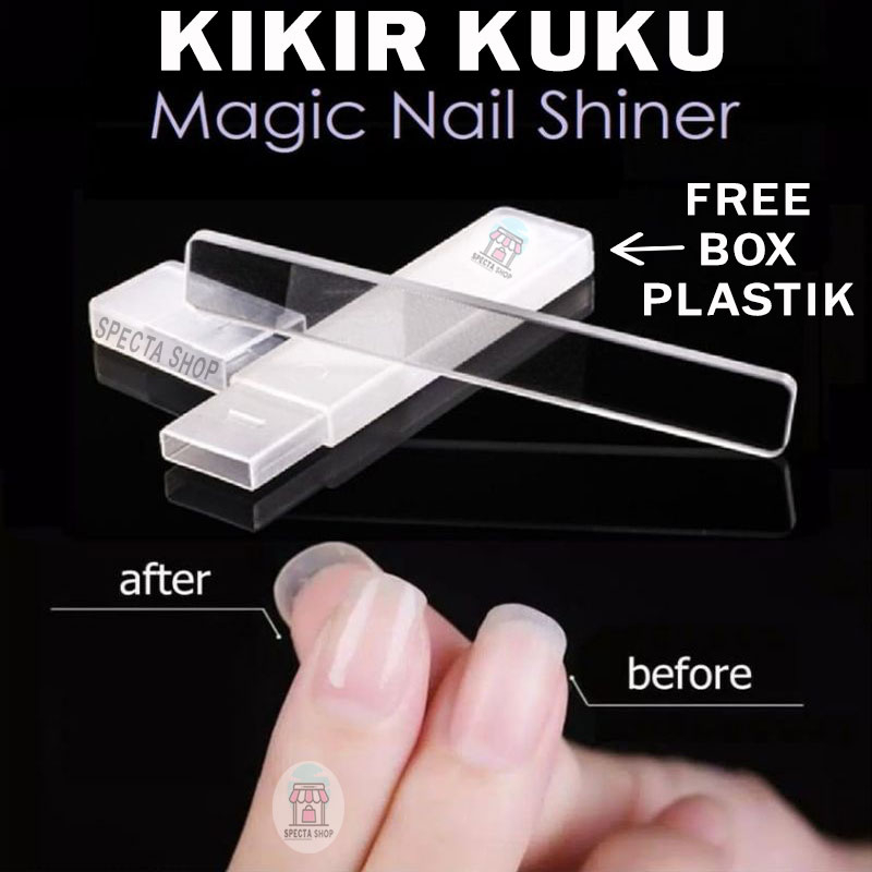 Jual Kikir Kuku Pengkilap Free Box Penghalus Alami Nano Glass Magic ...