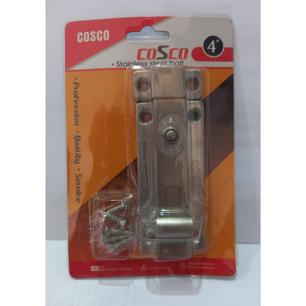 Jual Grendel Pintu / Selot Pintu Stainless 4 Inch Model Push / Pencet ...