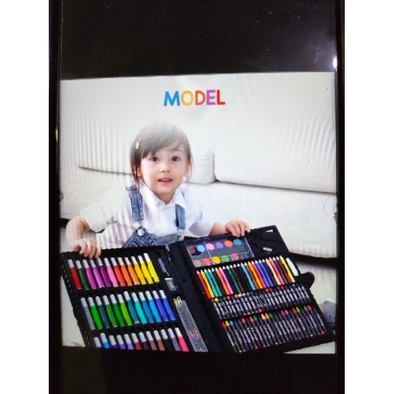 Jual crayon mewarnai 150 warna crayon art set 150 pcs | Shopee Indonesia