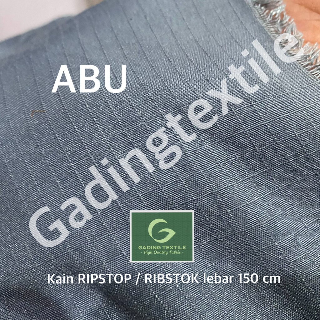 Jual ( per setengah meter ) kain ripstop ribstok ripstok bultop ...