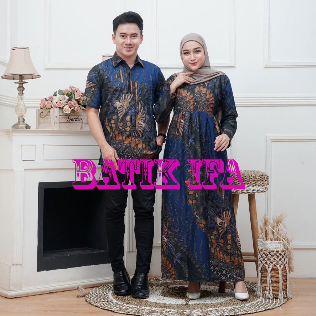 Jual Harga Sepasang - Baju Batik Couple dan Kemeja Lengan Pendek ...