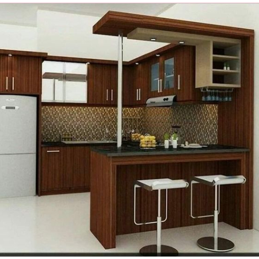 Jual Meja Bar Minimalis Modern P 120/150 cm (Non Rakitan Harga Per Unit ...