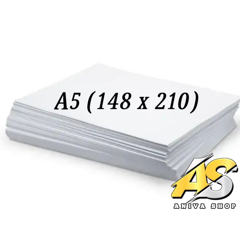 Jual Kertas HVS 75 gsm 100 Lembar // A5 / A4 / F4 | Shopee Indonesia