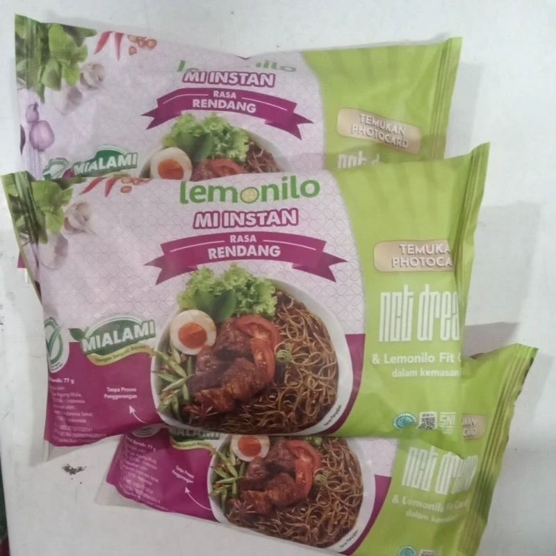 Jual LEMONILO Mie Goreng Rendang Special Edition NCT Dream Mie Sehat ...
