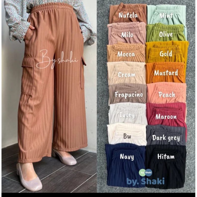 Jual CARGO KULOT KINIT QUALITY PREMIUM/ BEST SELLER | Shopee Indonesia